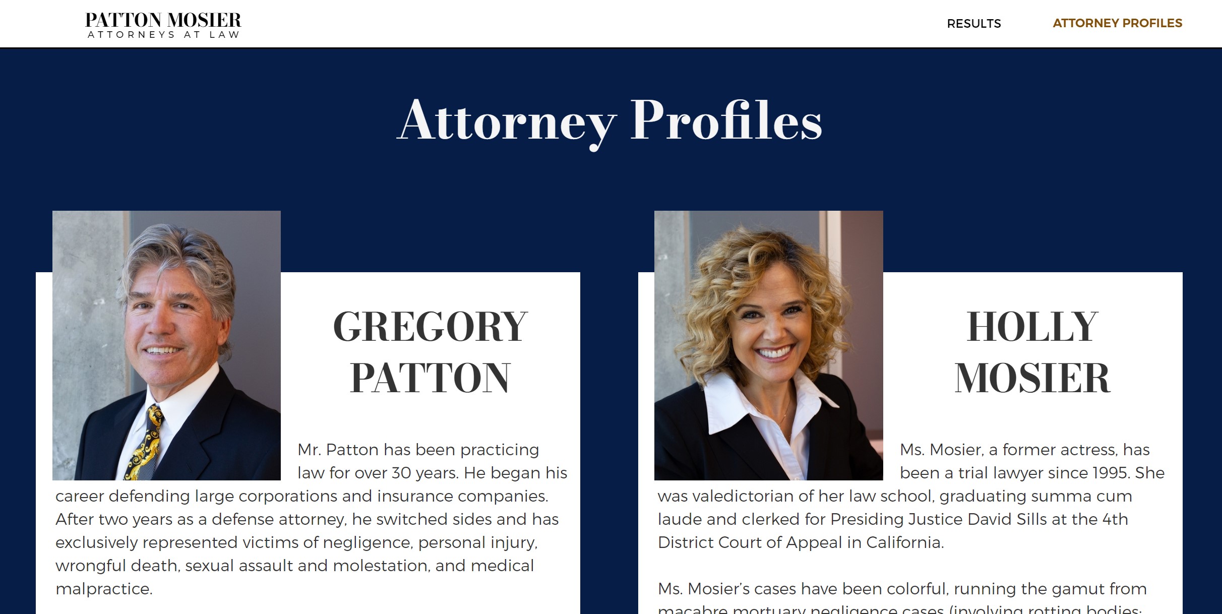 Attorney Profiles